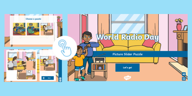 Interactive World Radio Day Puzzle (teacher made)