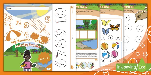 My Summer Maths Activity Booklet (Ages 2 - 3) (teacher made)