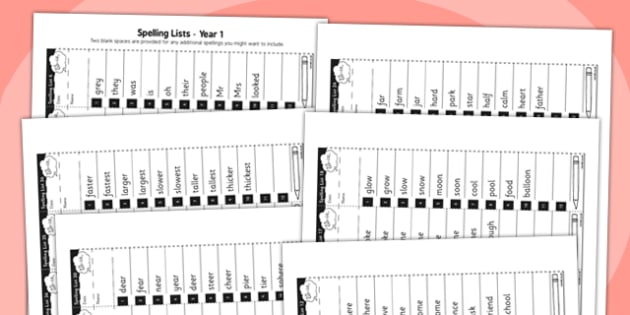 Home Educators Spelling Pack Year 1 (teacher made)