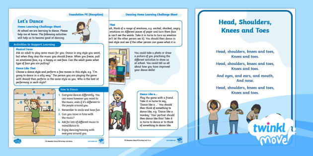 Reception Dance I Home Learning Challenges I Move PE