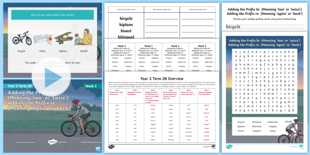 Year 3 Term 2B Week 3 Spelling Pack (teacher made)