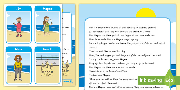 Going on Holiday Listening Story Activity (teacher made)