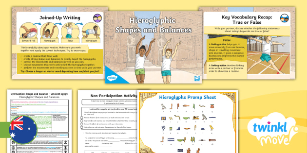 Y4 Gymnastics: Ancient Egypt Lesson 2 (teacher made)