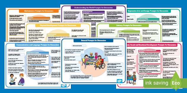 Foundation Stage Profile: Prompts for Discussion Posters