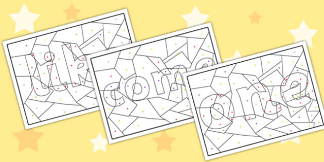 Colour Code Phase 4 Tricky Words