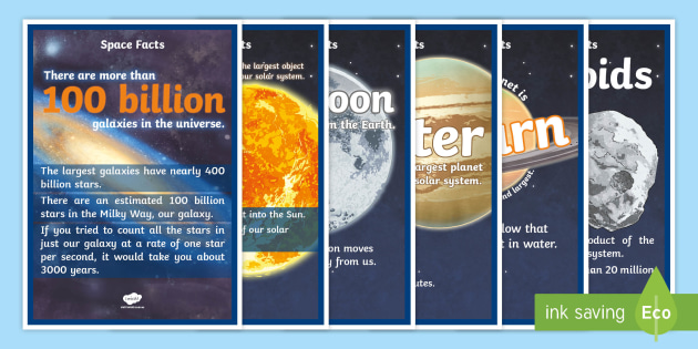 Space Facts Posters (Teacher-Made)
