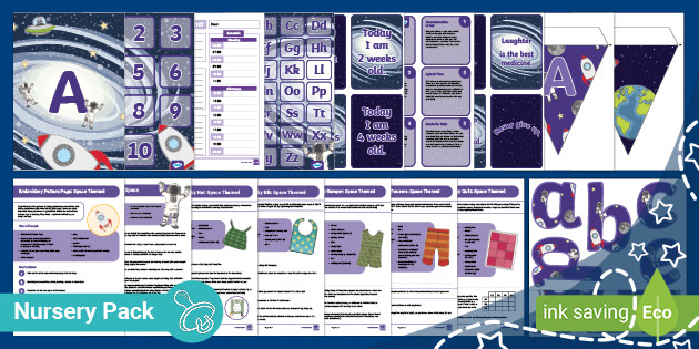 Space Nursery Pack (teacher made)
