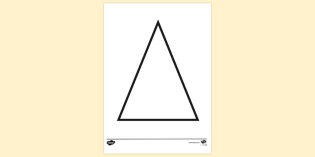FREE! - Isosceles Triangle Colouring | Colouring Sheets