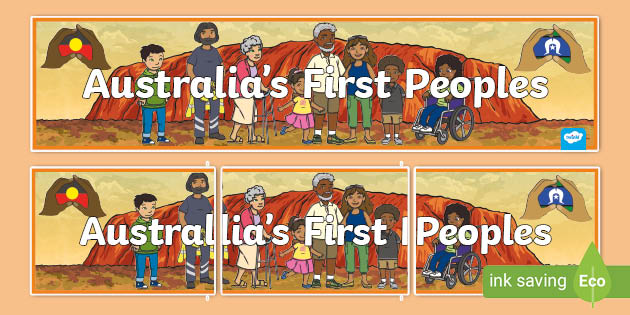 FREE! - Australia’s First Peoples Banner | Twinkl