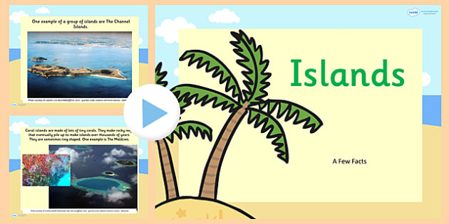 Islands Information PowerPoint - islands, information