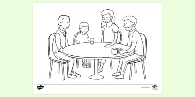 FREE! - Person Centred Review Meeting Colouring Sheet | Colouring