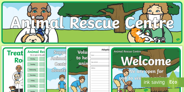 Animal Rescue Centre Role Play Pack (teacher made)
