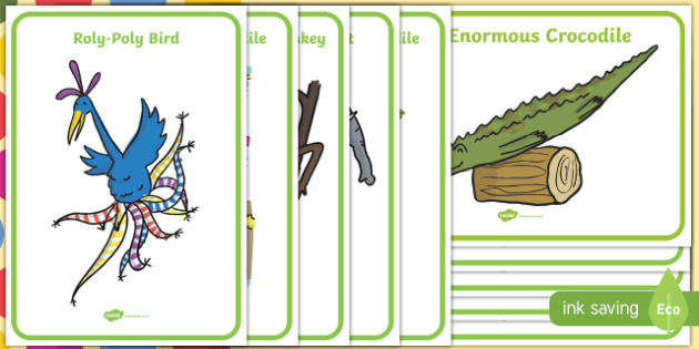 Display Posters to Support Teaching on The Enormous Crocodile