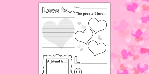 Valentines Day Worksheet - worksheets, worksheet, work sheet