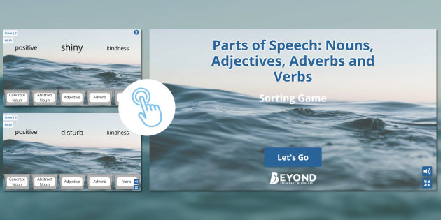 Parts of Speech Interactive Game | Online English | Beyond