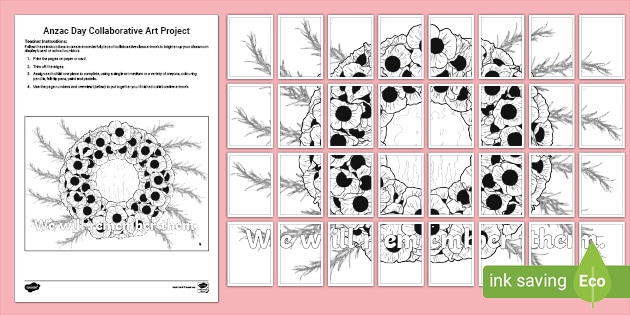 Anzac Day Collaborative Art Project