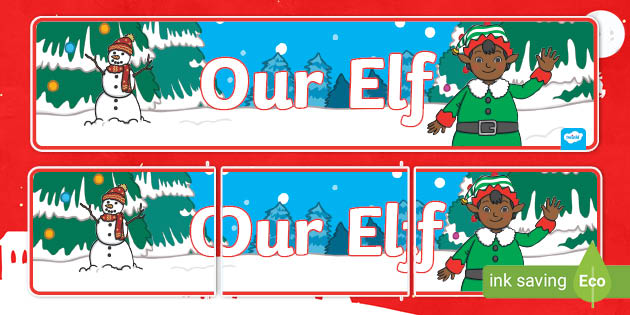 Our Elf Display Banner