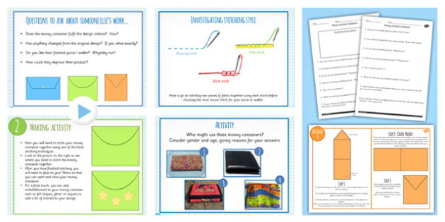 Money Containers Design Make and Evaluate Design Technology