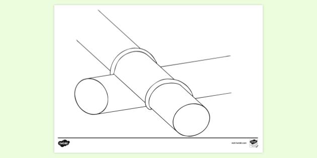 FREE! - Joining Dowel Colouring Sheet | Colouring Sheet