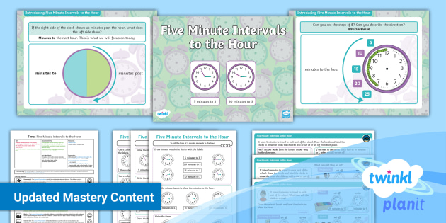 👉 Y2 Telling the Time PlanIt Maths Lesson 5