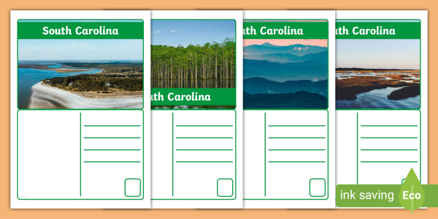 FREE! - South Carolina Postcards (teacher made)