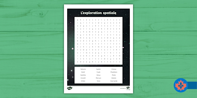 Space Exploration Word Search