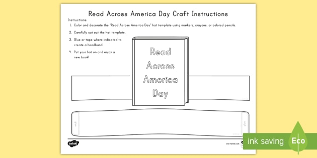 Read Across America Hat Craft Activity for Kids | Twinkl