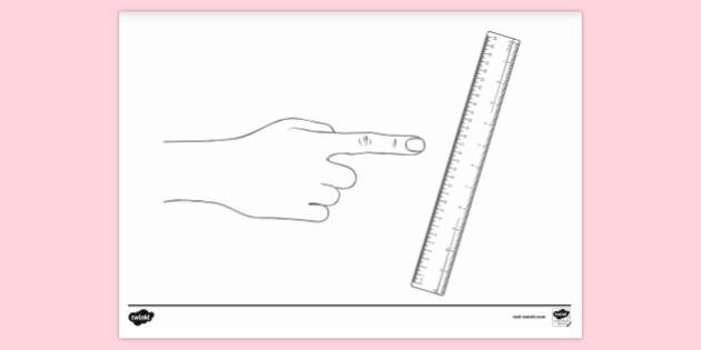FREE! - Ruler Drop Reaction Colouring Sheet l Colouring Sheet