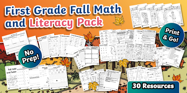 November No Prep Math And Literacy 2nd Grade