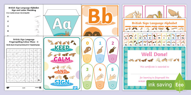 Deaf Awareness Week BSL Resource Pack (teacher made)