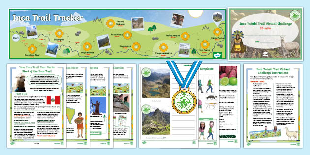 FREE! - Inca Twinkl Trail Virtual Challenge (teacher made)