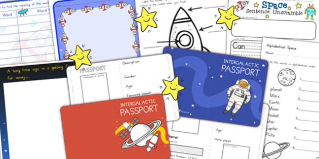 Space Themed Writing Activity Pack space-themed-writing-activity-pack