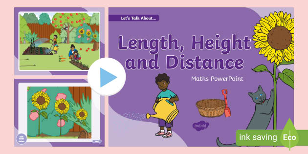 👉 Talk About Length, Height and Distance Maths PowerPoint