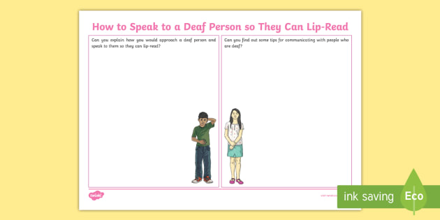 * NEW * How Would You Speak to a Deaf Person so They Can