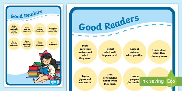 Good Readers Poster (teacher made)