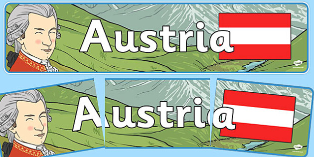 FREE! - Austria Display Banner (teacher made)