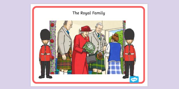 The Royal Family Poster | Display Poster | Primary Resources
