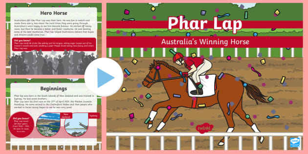 Phar Lap PowerPoint (teacher made)