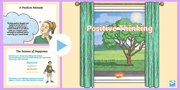 Positive Thinking PowerPoint - KS2- Teacher made resource