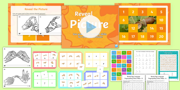 British Sign Language Activity Stations