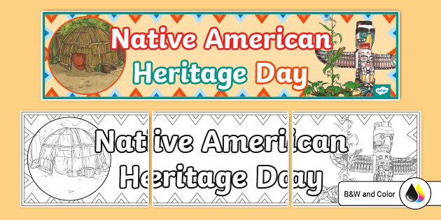 native american history month coloring pages