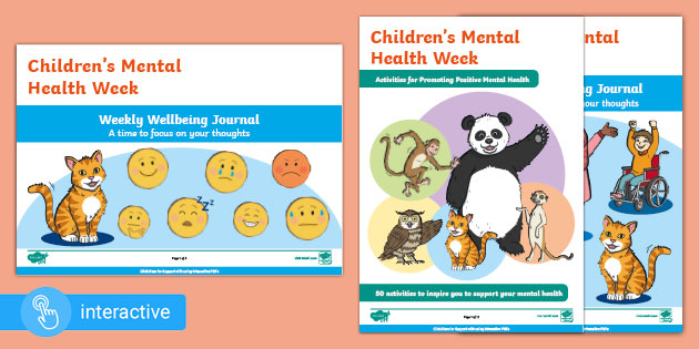 Children's Mental Health Week KS1 Checklist and Journal Pack