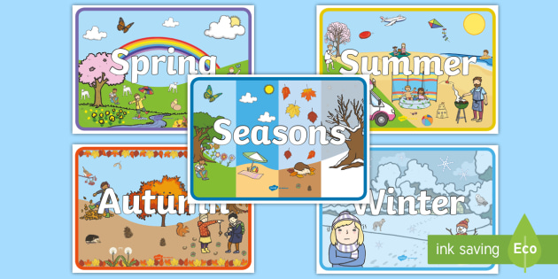 Four Seasons Display Signs - Four Seasons Display signs - Seasons, season