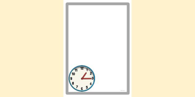 Clock Artworks | twinkl.co.uk