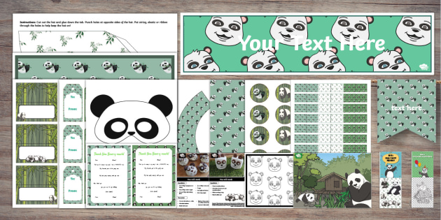 Panda-themed Party Pack | Twinkl Party (teacher made)