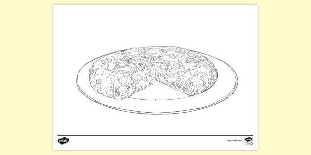 FREE! - Omelette Colouring Sheet (teacher made)