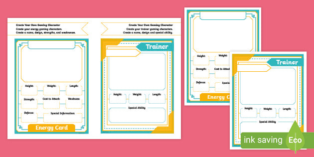 Create Your Own Gaming Character