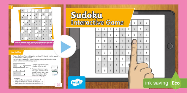 Sudoku Interactive Game