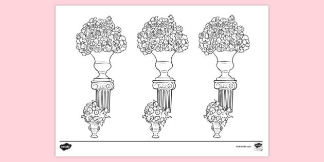 FREE! - Flower Design Colouring Page | Colouring Sheets