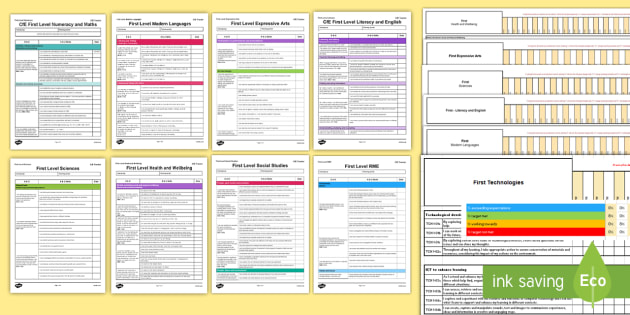 CfE First Tracking and Assessment Bumper Planning Pack